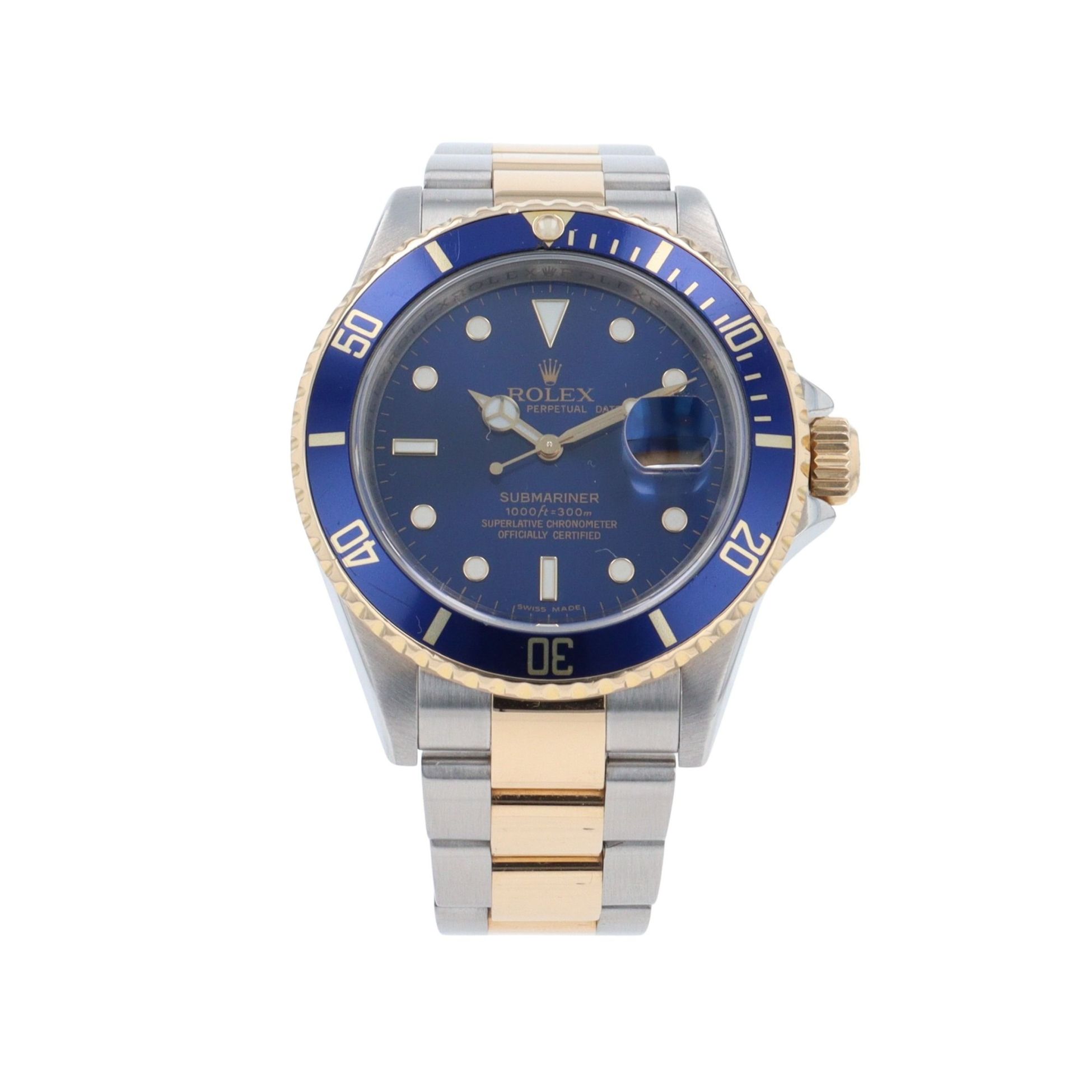 Rolex Submariner 'Bluesy' Pre Owned Watch Ref 16613 | Ramsdens Jewellery