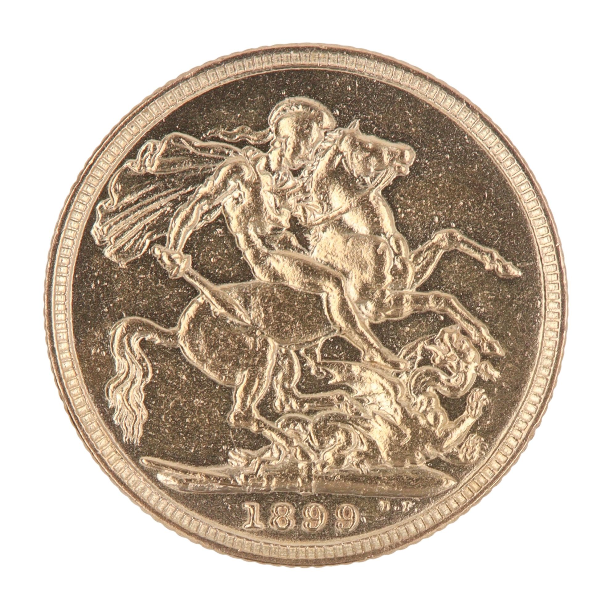 1899 Victoria Old Head Australia Full Sovereign Coin RAMS964381132001 ...