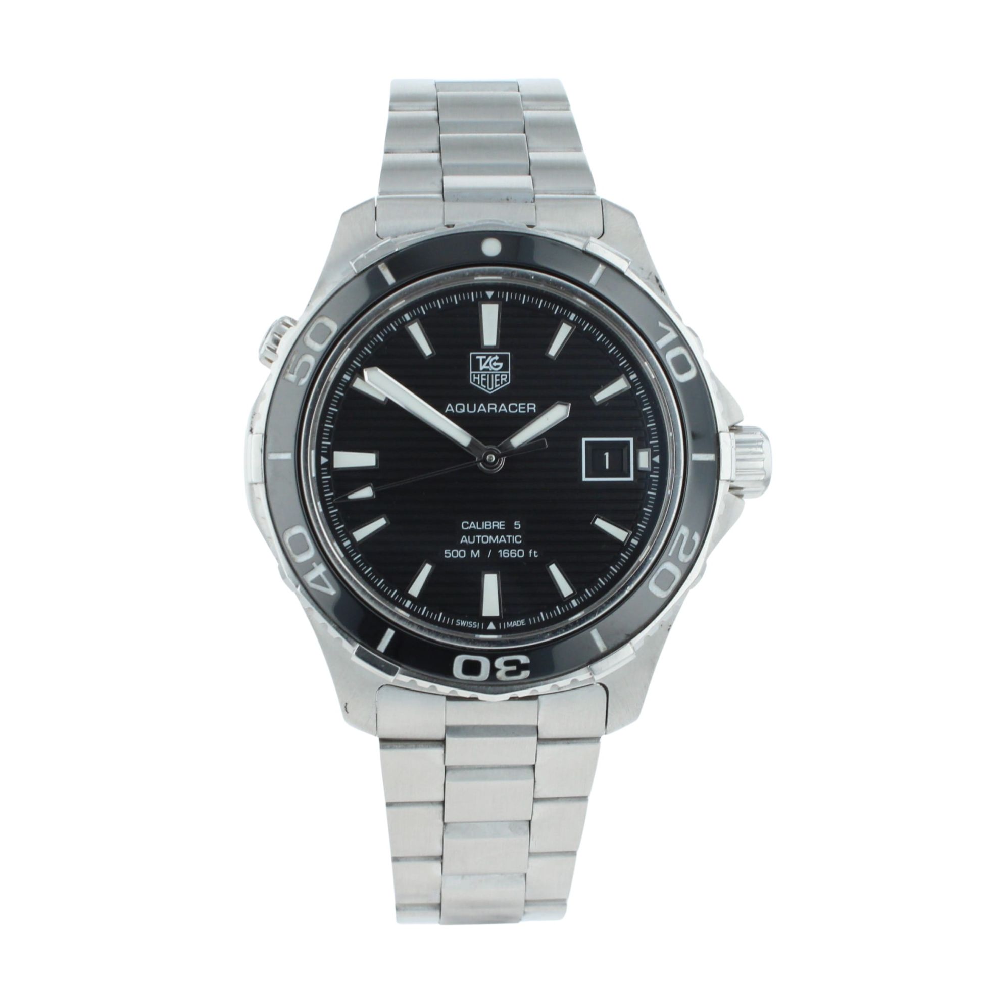 Tag Heuer Aquaracer Pre Owned Watch Ref WAK2110 | Ramsdens Jewellery