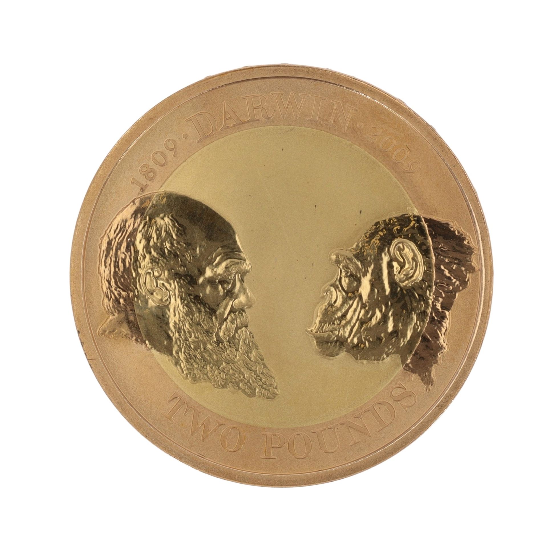 2009 Charles Darwin Two Pound UK Coin Boxed with Info RAMS986396836030 ...