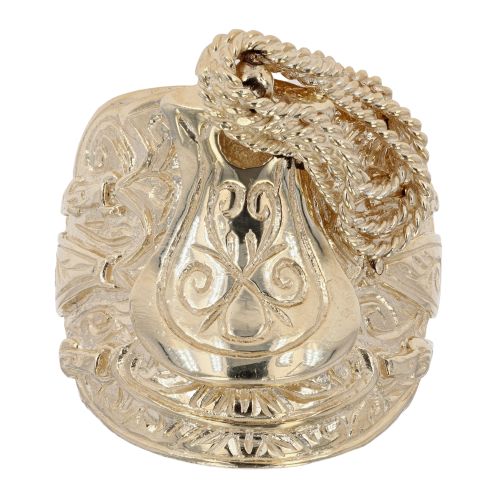 9ct Yellow Gold Heavyweight Saddle Ring RAMS4430000018 | Ramsdens Jewellery
