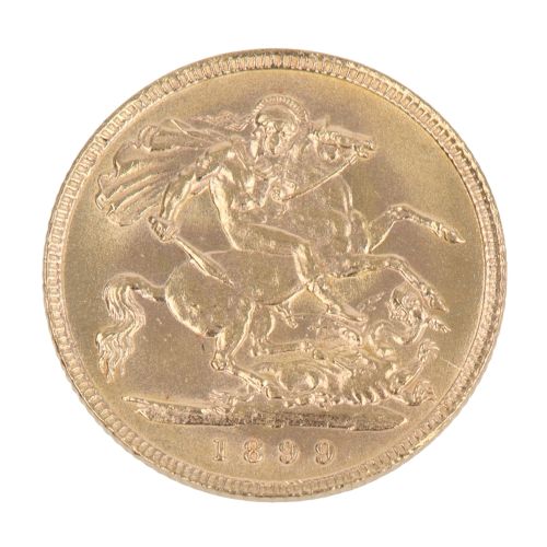 1899 Victoria Half Sovereign Coin RAMS681381482002 | Ramsdens Jewellery
