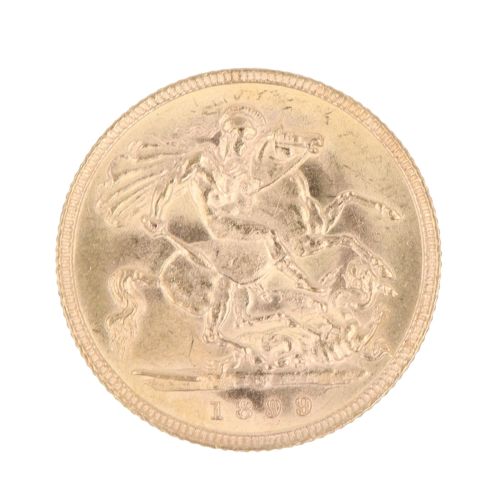 1899 Victoria Half Sovereign Coin RAMS945369100029 | Ramsdens Jewellery