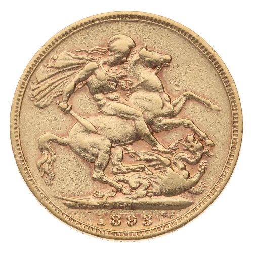 1893 Victoria Full Sovereign Coin RAMS879370985014 | Ramsdens Jewellery