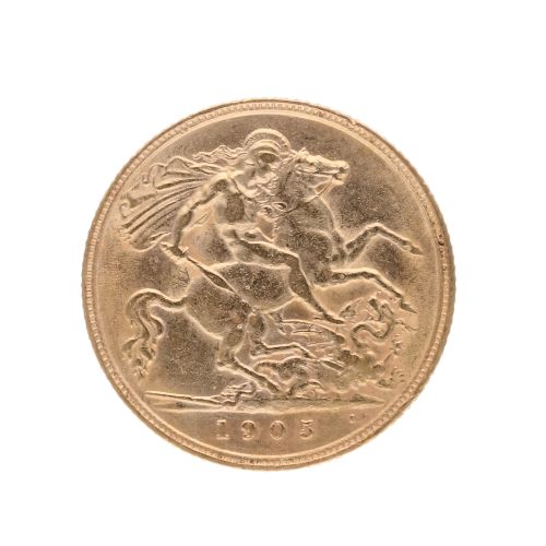 1905 Edward Half Sovereign Coin | Ramsdens Jewellery