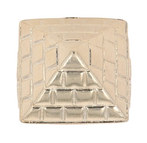 9ct Yellow Gold Pyramid Ring RAMS740361408006 | Ramsdens Jewellery