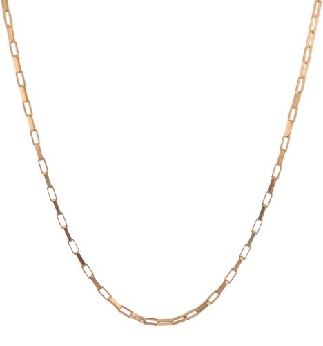 9ct Yellow Gold Square Belcher Chain 18" RAMS187334750001 | Ramsdens ...
