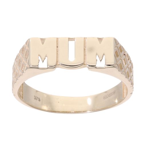9ct Yellow Gold Mum Ring RAMS3380000082-U | Ramsdens Jewellery