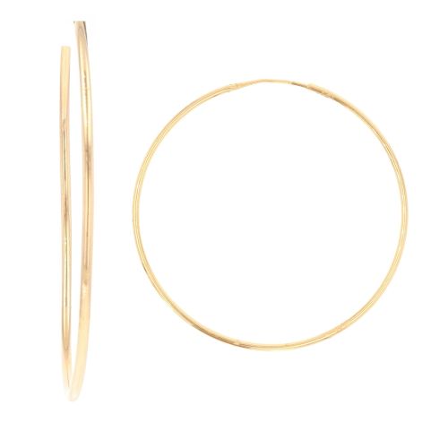 22ct Yellow Gold Hoop Earrings RAMS2450000256 | Ramsdens Jewellery