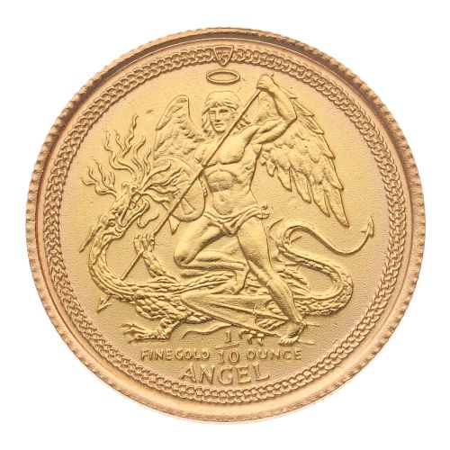 1988 Elizabeth II Isle Of Man 1/10oz Angel Coin RAMS746377516026 ...