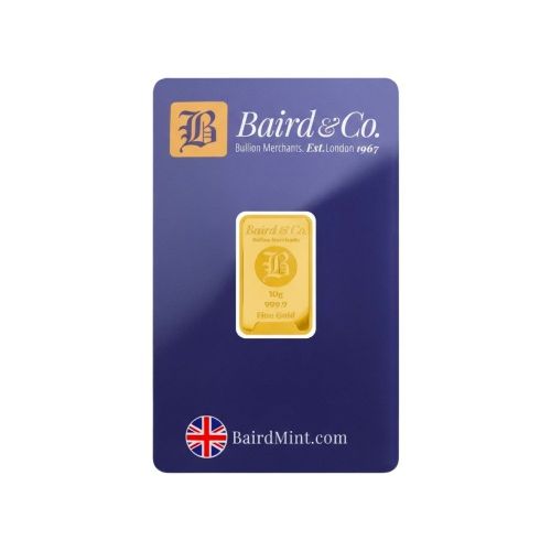 24ct Pure Yellow Gold Minted Gold Bar - 10g RAMS2490000004 | Ramsdens ...