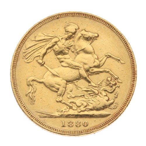 1880 Victoria Full Sovereign coin RAMS964359112008 | Ramsdens Jewellery