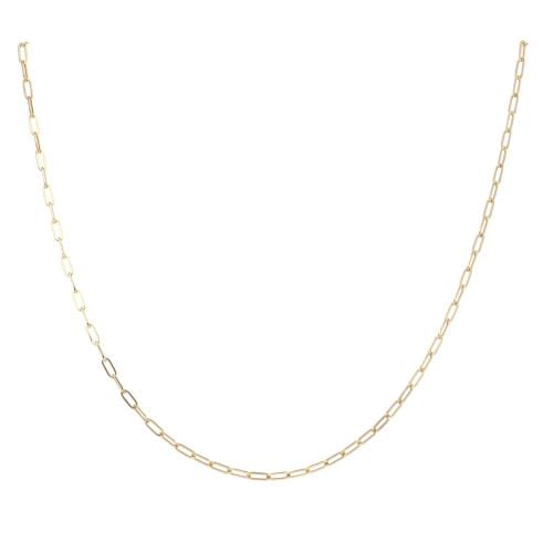 9ct Yellow Gold Paper Chain 18" RAMS3100000003 | Ramsdens Jewellery