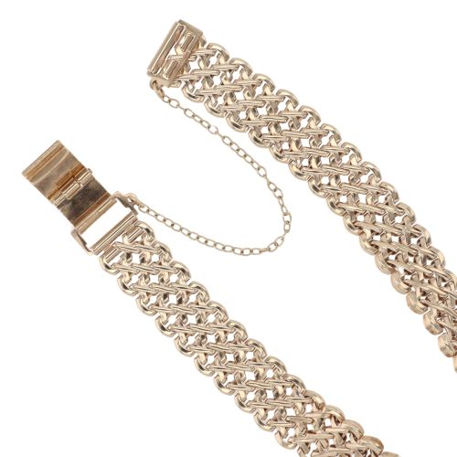 9ct Yellow Gold Fancy Bracelet 7.5" | Ramsdens Jewellery