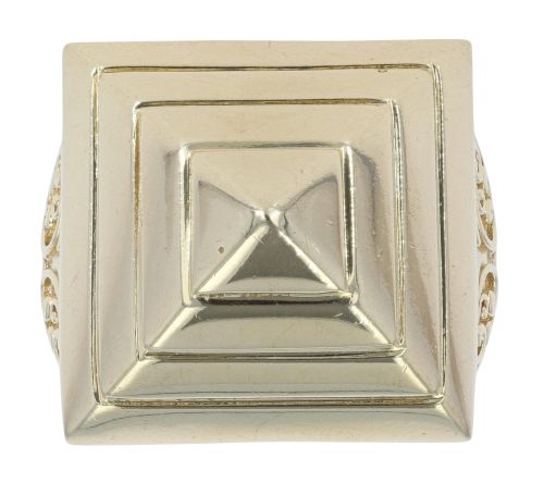 9ct Yellow Gold Pyramid Ring RAMS991361387001 | Ramsdens Jewellery