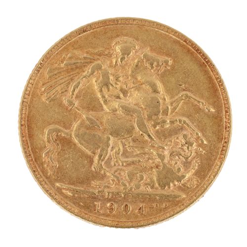 1904 Edward Full Sovereign Coin | Ramsdens Jewellery