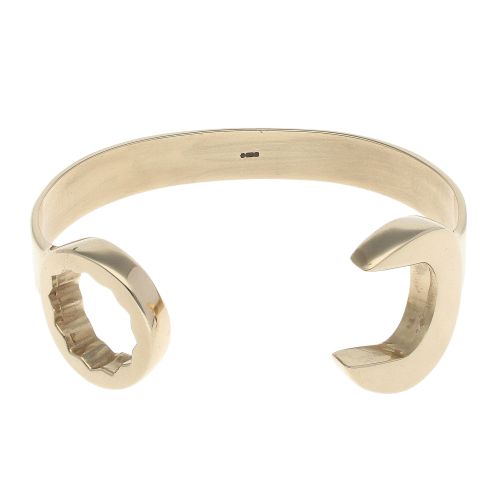 9ct Yellow Gold Spanner Torque Bangle RAMS692354132011 | Ramsdens Jewellery