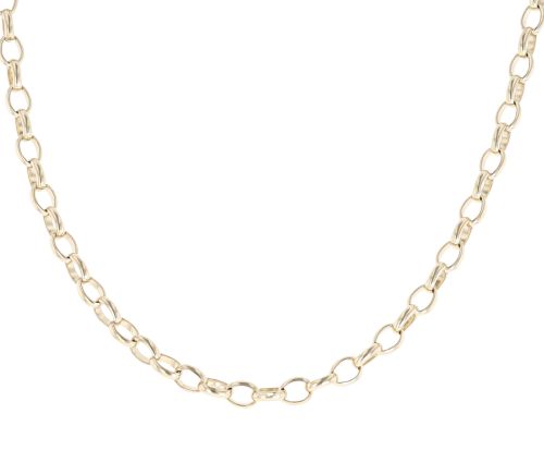 9ct Yellow Gold Belcher Chain 22" RAMS879335907016 | Ramsdens Jewellery