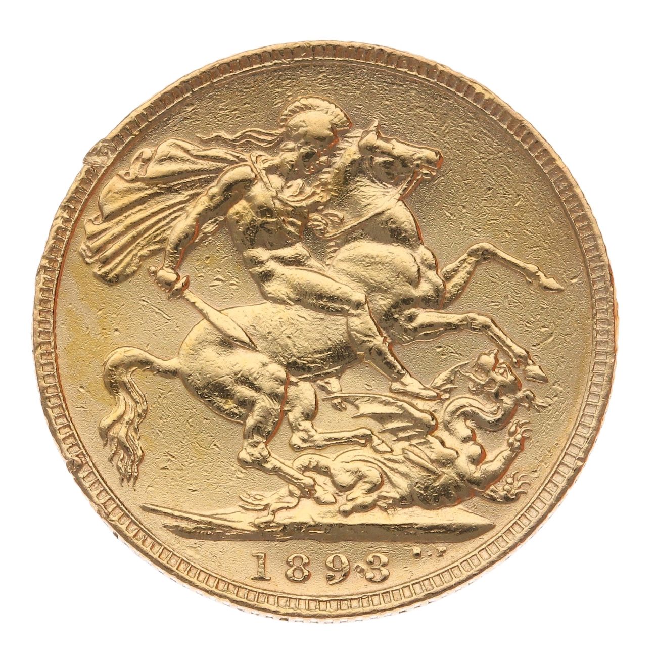 1893 Victoria Old Head UK Full Sovereign Coin RAMS761377264008 ...