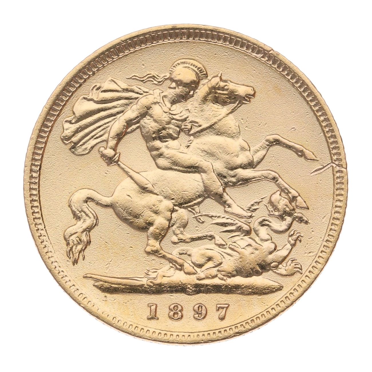 1897 Victoria Old Head Australia Half Sovereign Coin RAMS655377212011 ...