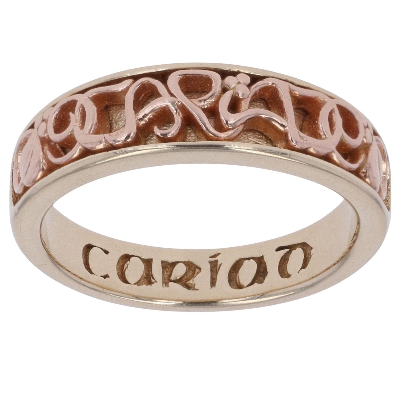 9ct Yellow And Rose Gold Cariad Tree Of Life Clogau Ring ...
