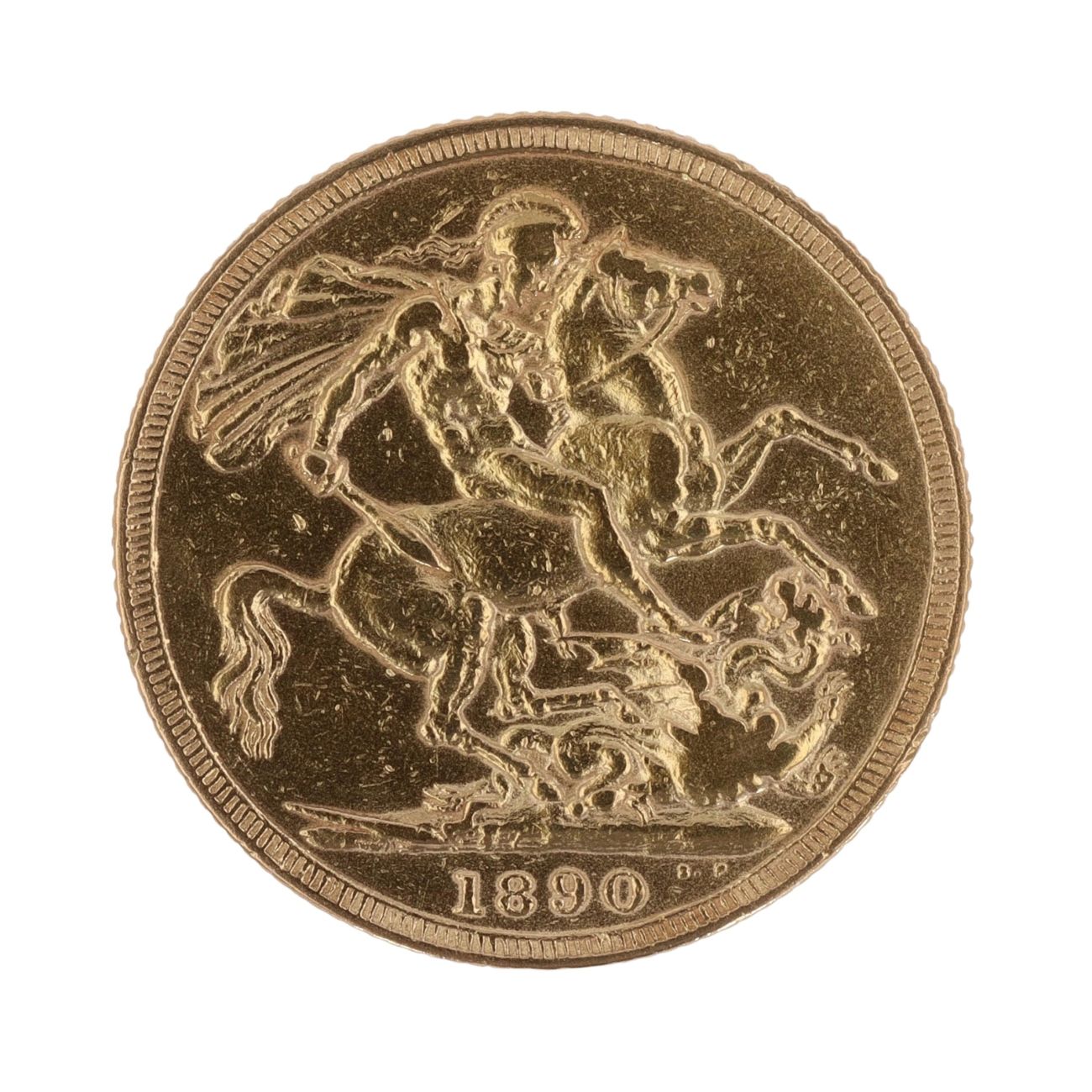 1890 Victoria Jubilee Head UK Full Sovereign Coin RAMS964382460001 ...