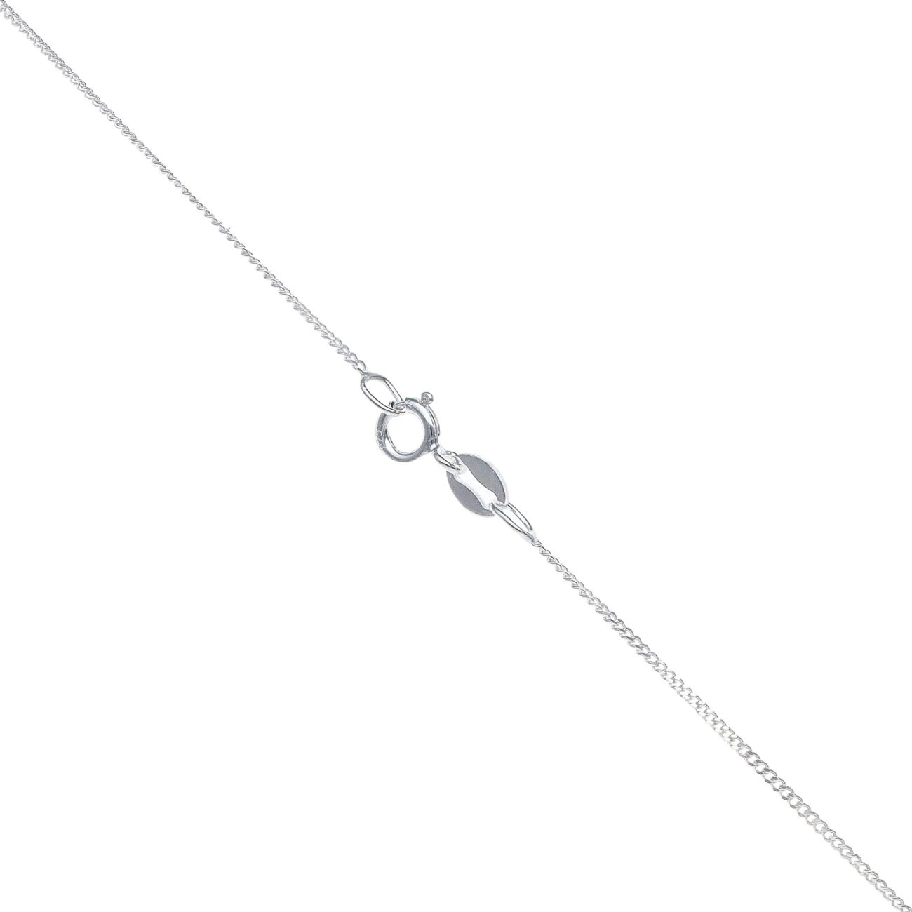 Silver Plain Heart and Cross Patterned Locket and Chain 18" By Icesia ...