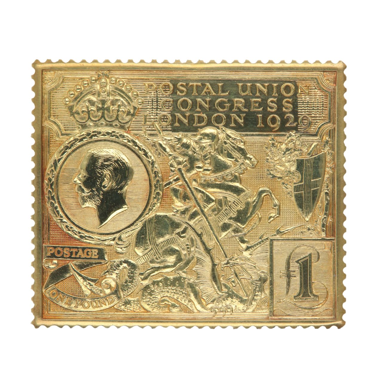 1929 1 Pound Postal Union Coin Boxed RAMS674381669001 | Ramsdens Jewellery