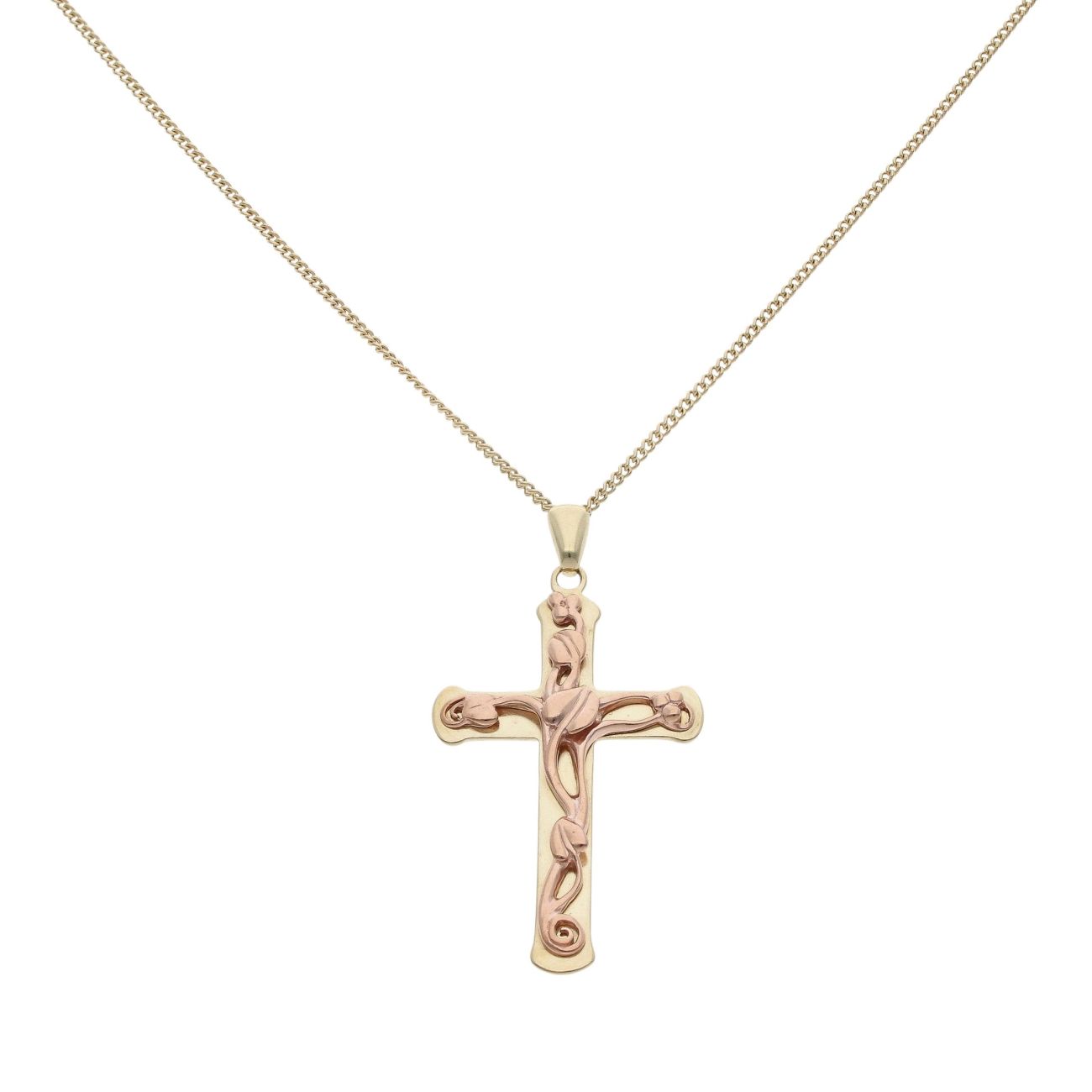 9ct Yellow And Rose Gold Cross Clogau Tree Of Life Ring ...