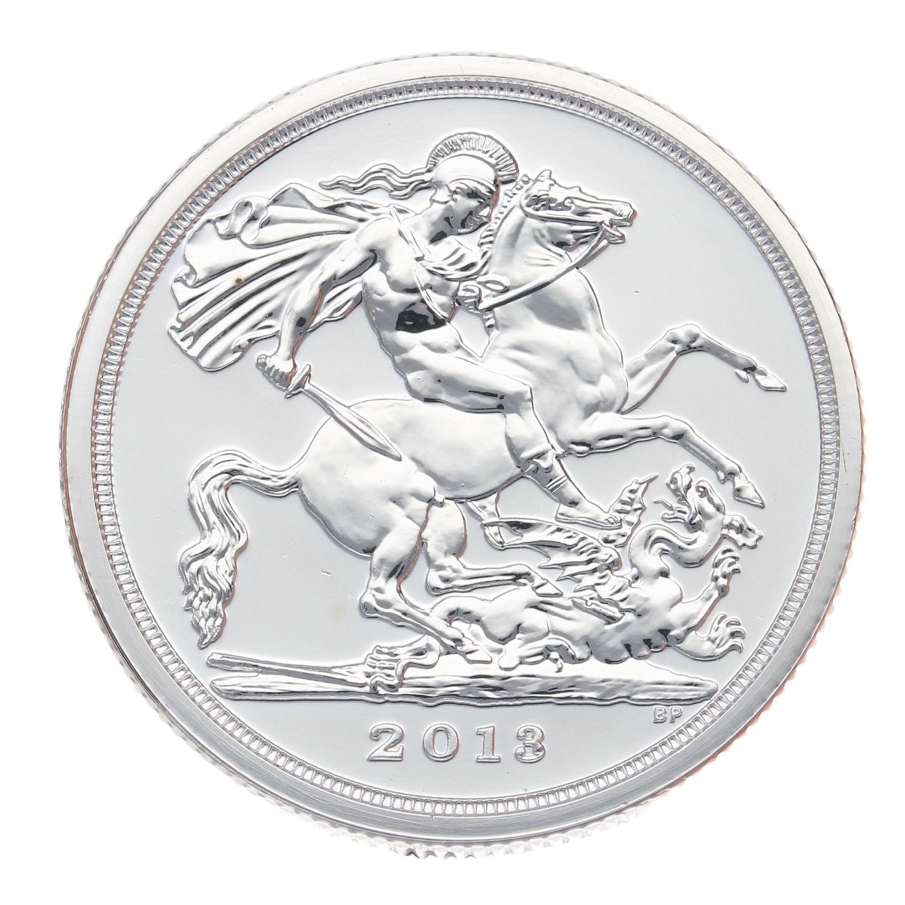 2013 George and The Dragon UK 20 Pound Coin RAMS775388978001 | Ramsdens ...