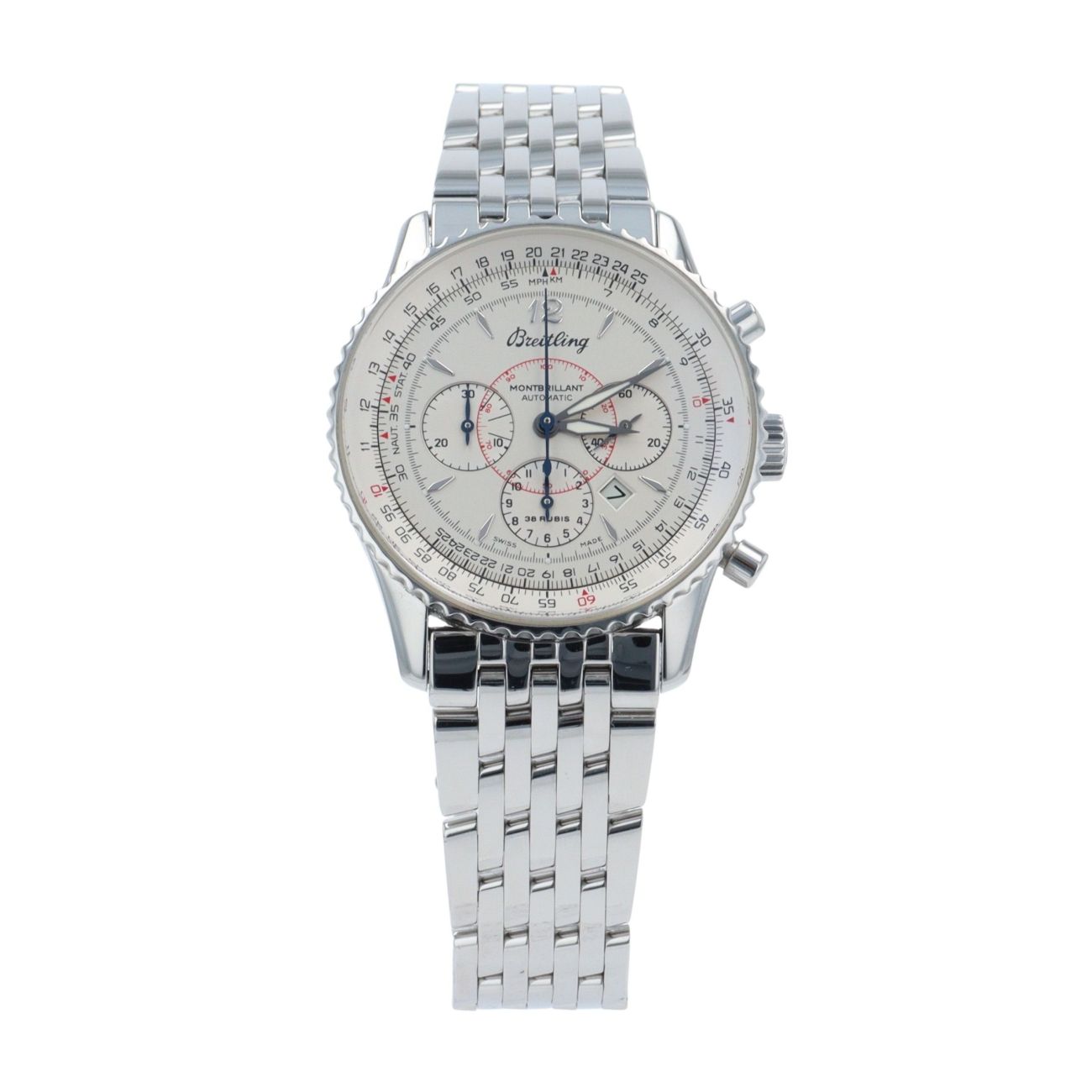 Breitling Montbrillant Pre Owned Watch Ref A41330 | Ramsdens Jewellery