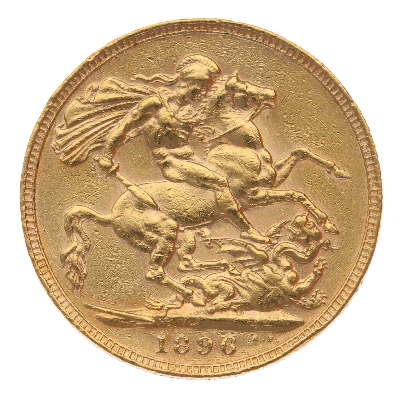 1896 Victoria Old Head UK Full Sovereign Coin RAMS964380365002 ...