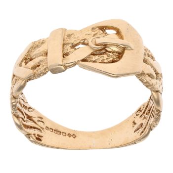 Buckle Rings – Double Belt Buckle Rings & More | Ramsdens Jewellery