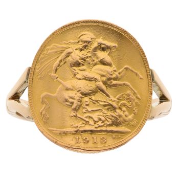 Full Sovereign Rings – Free UK Delivery Available | Ramsdens Jewellery