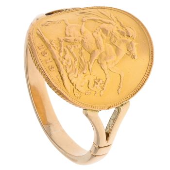 Full Sovereign Rings – Free UK Delivery Available | Ramsdens Jewellery