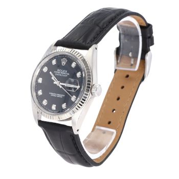 Leather Strap Rolex Watches | Pre-Owned & Authentic Rolex | Ramsdens ...