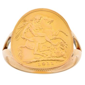 Full Sovereign Rings – Free UK Delivery Available | Ramsdens Jewellery