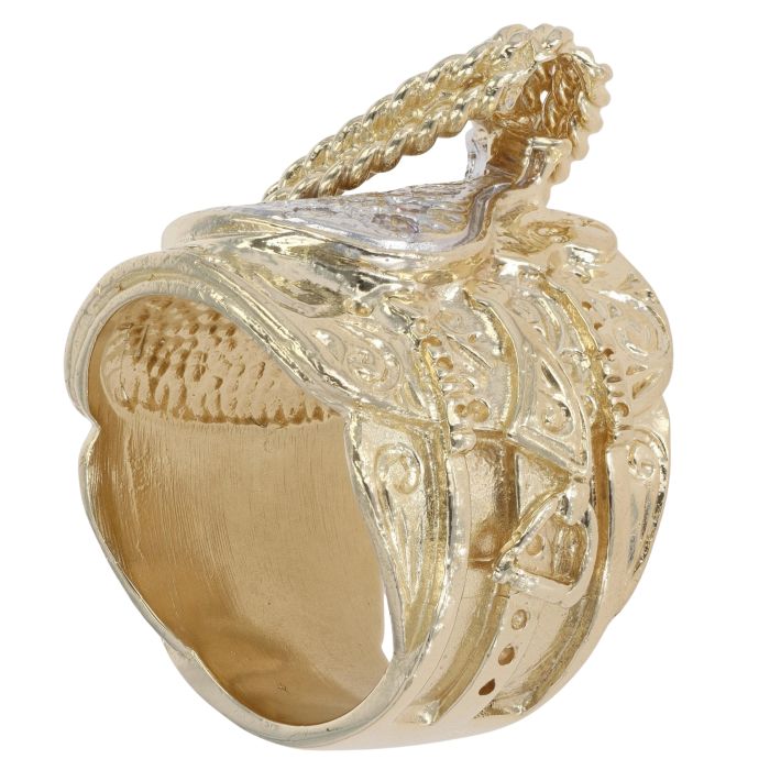 Saddle Rings | Horse Saddle Rings for Sale | Ramsdens Jewellery