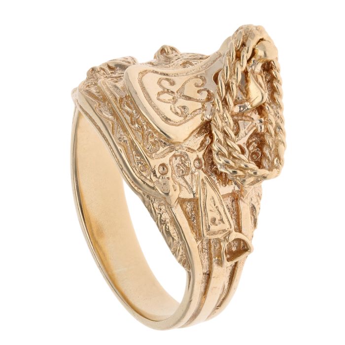 Saddle Rings | Horse Saddle Rings for Sale | Ramsdens Jewellery