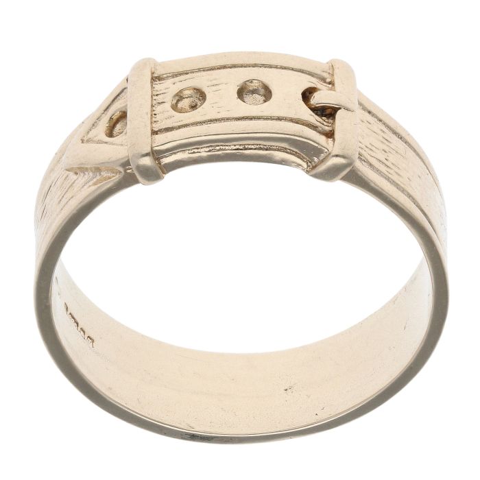 Buckle Rings – Double Belt Buckle Rings & More | Ramsdens Jewellery