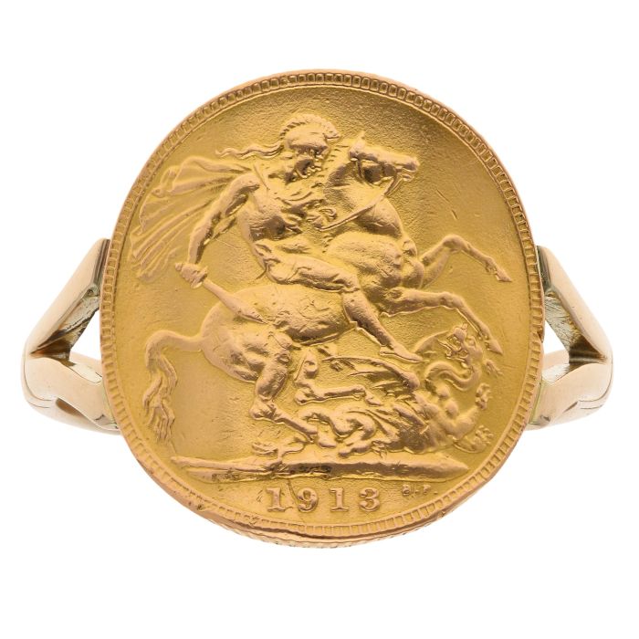 Full Sovereign Rings – Free UK Delivery Available | Ramsdens Jewellery