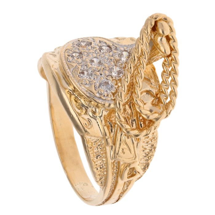Saddle Rings | Horse Saddle Rings for Sale | Ramsdens Jewellery