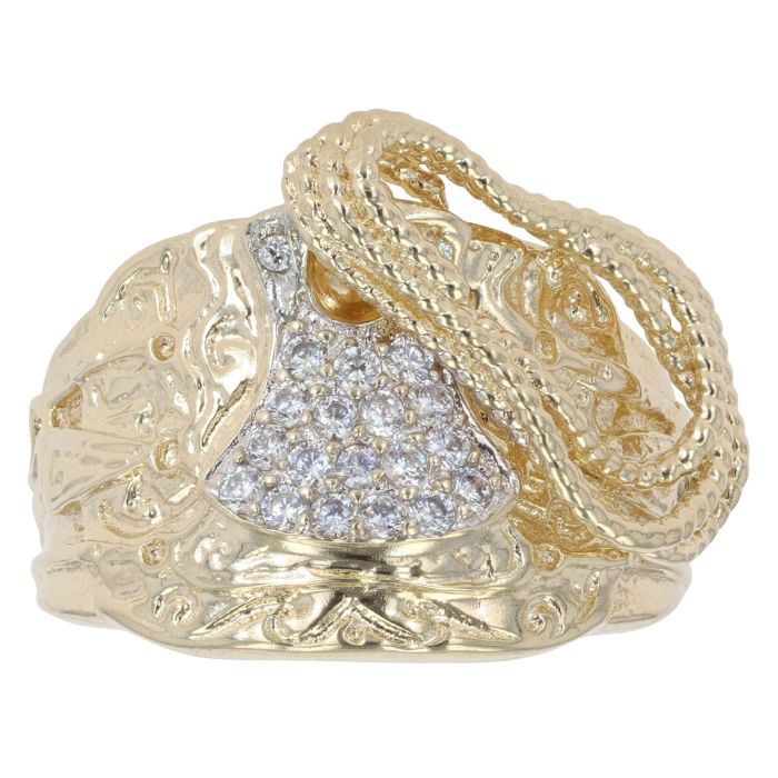 Saddle Rings | Horse Saddle Rings for Sale | Ramsdens Jewellery