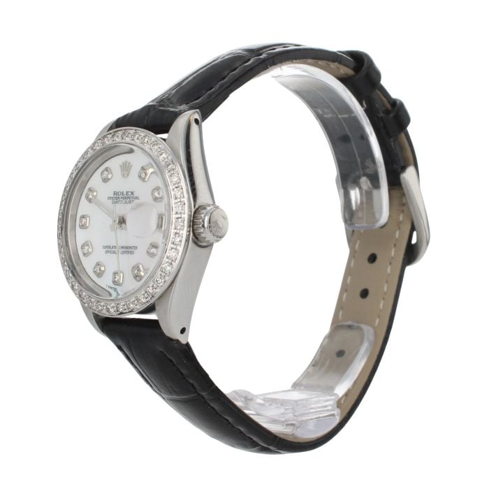 Leather Strap Rolex Watches | Pre-Owned & Authentic Rolex | Ramsdens ...