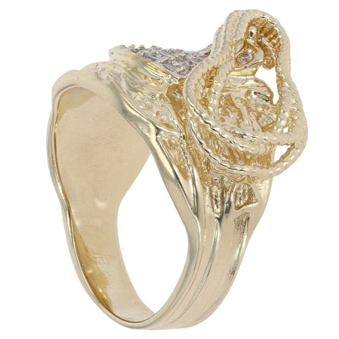 Saddle Rings | Horse Saddle Rings for Sale | Ramsdens Jewellery