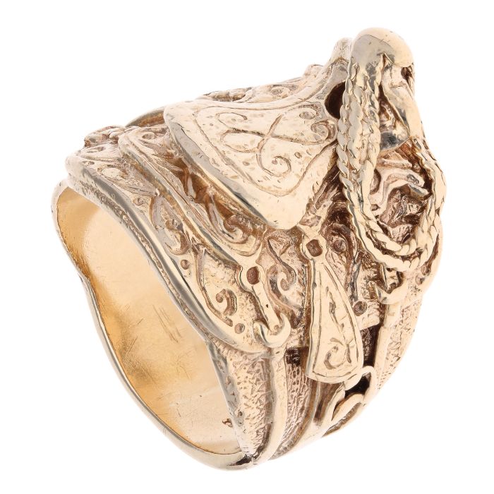 Saddle Rings | Horse Saddle Rings for Sale | Ramsdens Jewellery