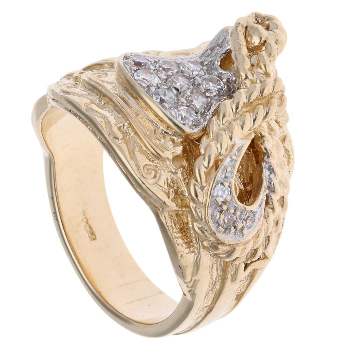 Saddle Rings | Horse Saddle Rings for Sale | Ramsdens Jewellery