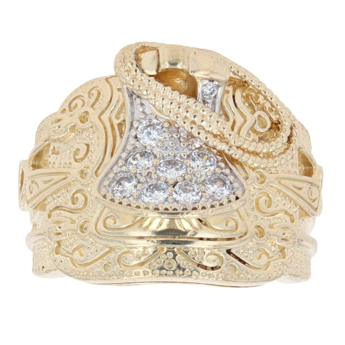 Saddle Rings | Horse Saddle Rings for Sale | Ramsdens Jewellery