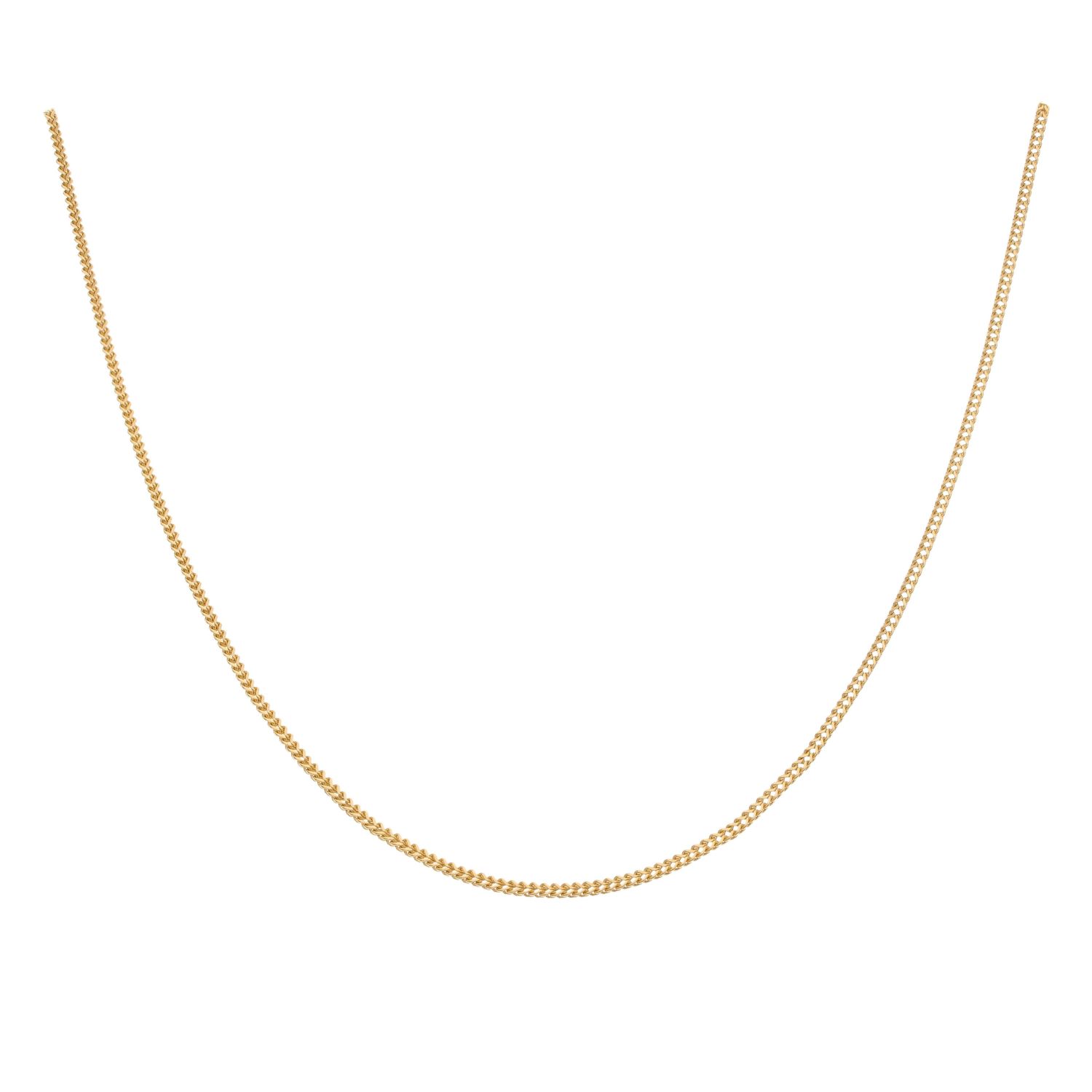 22ct Yellow Gold Foxtail Chain 16" RAMS2450000018 | Ramsdens Jewellery