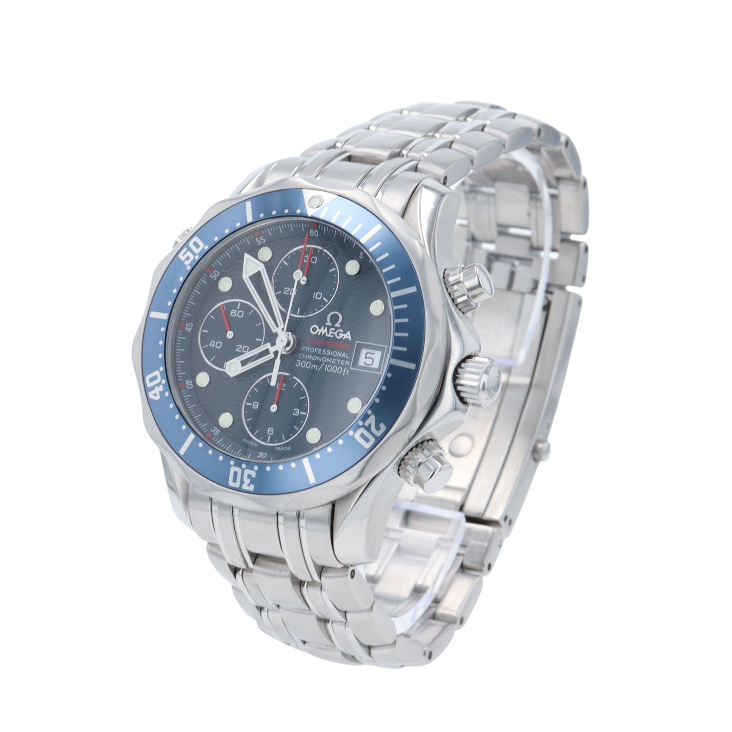 Omega Seamaster Pre Owned Watch Ref 22258000 | Ramsdens Jewellery